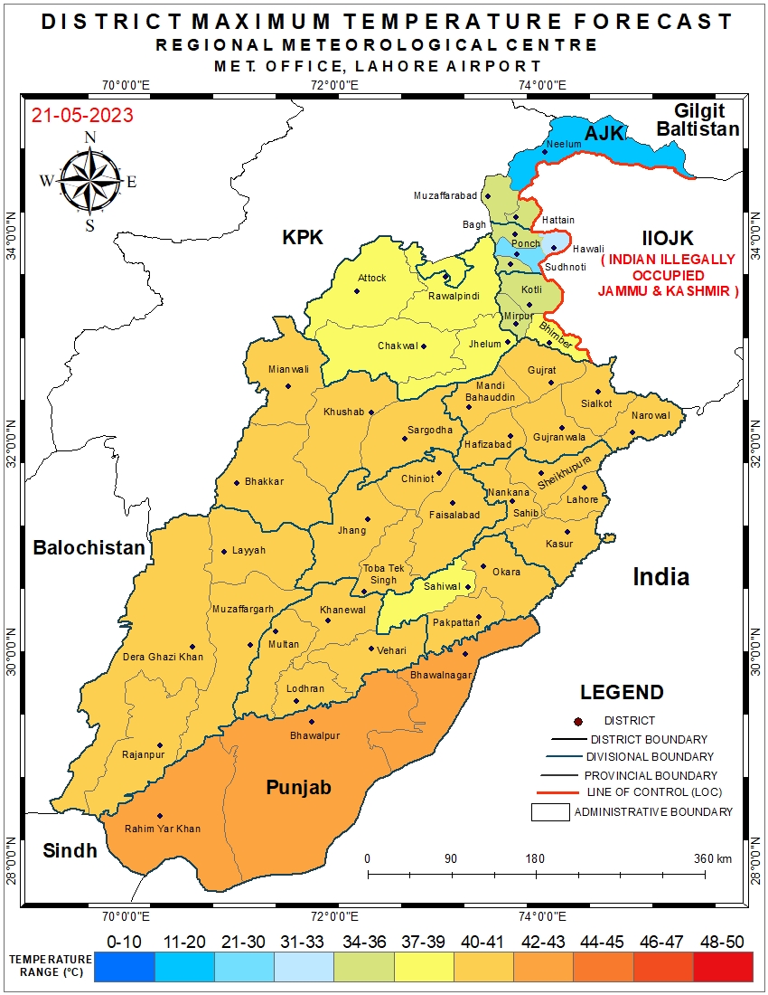 RMC-PUNJAB | Forecast Maps-Editor
